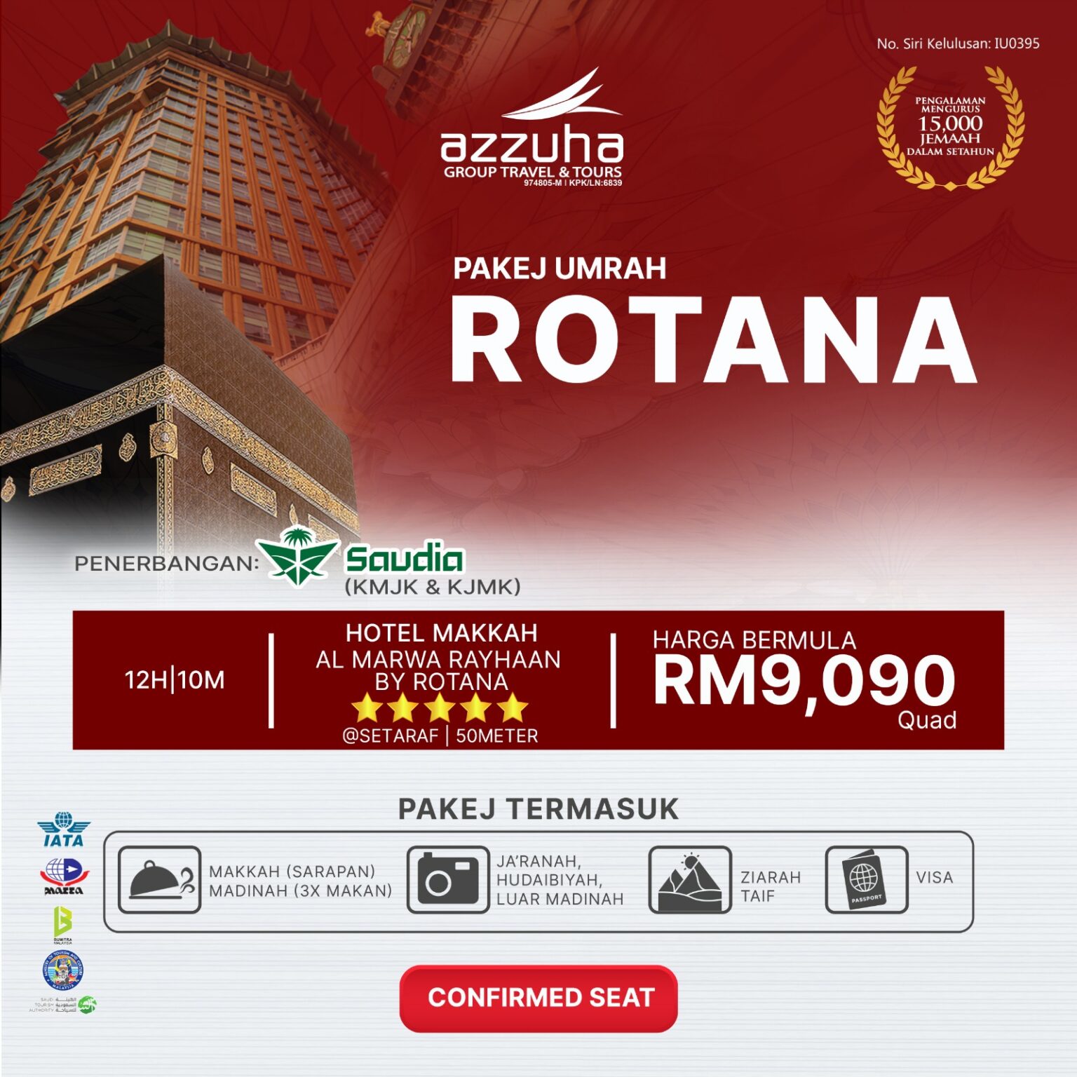 Pakej Umrah Azzuha 2026