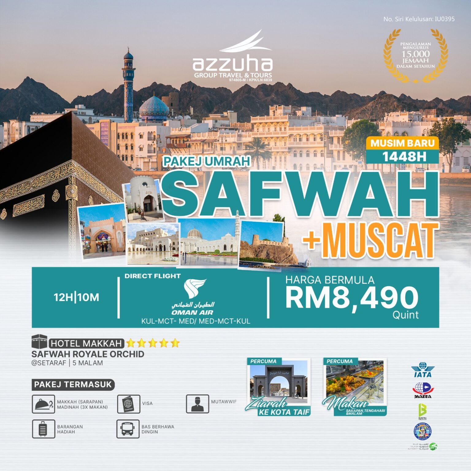 Pakej Umrah Azzuha 2026